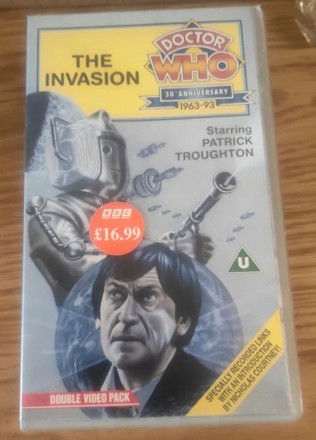 DOCTOR WHO DR Who VHS Double Pack The Invasion Patrick Troughton £7.99 ...