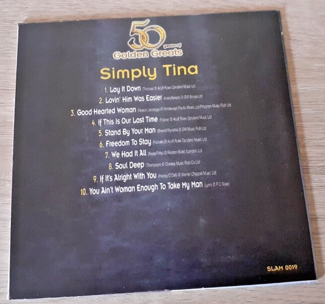 TINA TURNER SIMPLY Tina CD + PS cartonnée 1995 Chanson/Funk/Soul/Rythm ...