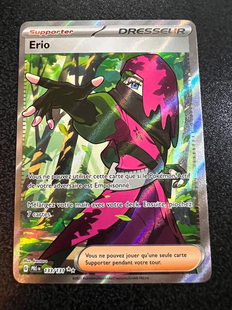 CARTE POKÉMON ERIO 133/131 EV8.5 Evolutions prismatiques PRE EUR 8,00 ...