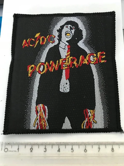 ACDC , AC/DC Angus YOUNG patch écusson POWERAGE import Uk années 1990s ...