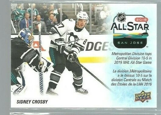 2019-20 UPPER DECK Tim Hortons Key Season Events #SE6 Sidney Crosby ...