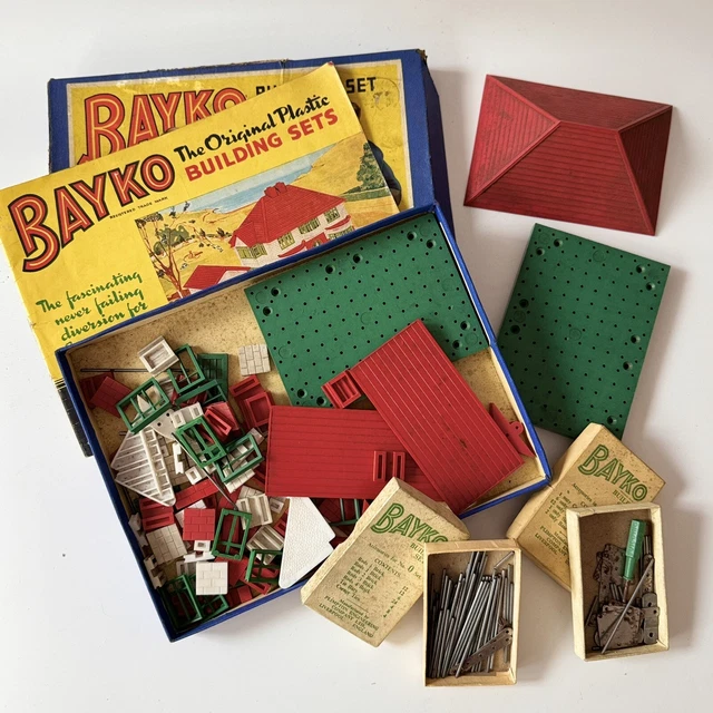 VINTAGE BAYKO BUILDING Construction Kit 1950’s As Found £22.00 ...