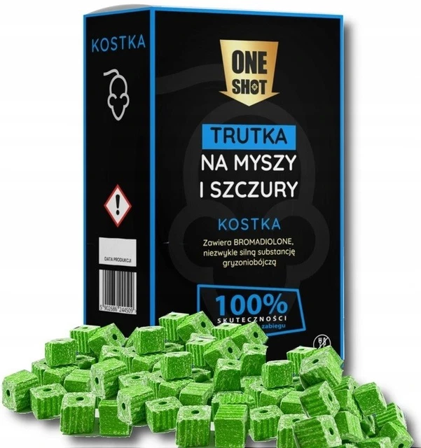 SUPER STRONG ONE SHOT poison for mice and rats, 1kg blocks £36.99 ...