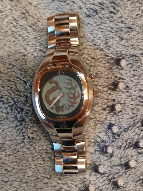 FOSSIL BIG TIC JR-8097 Uhr Dragon Drache EUR 120,00 - PicClick DE