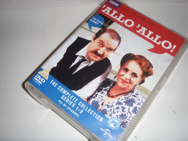 'ALLO 'ALLO! BOX set DVDs complete collection series 1-9 Free P&P EUR ...