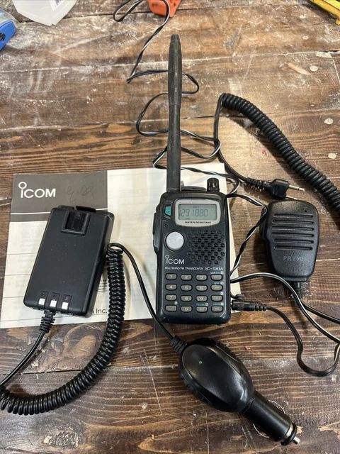 ICOM IC-T81A QUAD Band 6M / 2M / 70cm / 1.2Ghz Ham Transceiver Used Exc ...