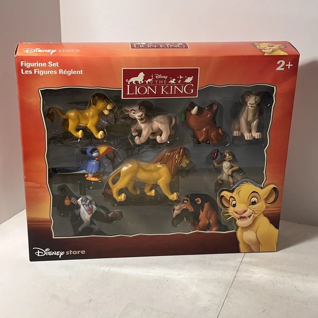 DISNEY STORE THE Lion King Figurine Set Set of 9 Figures NIB £43.60 ...