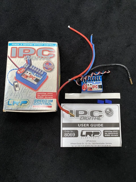 LRP IPC DIGITAL V7.1 Vintage RC Competition Brushed Speed Controller £ ...