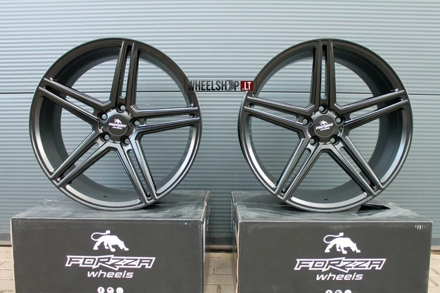 FORZZA BOSAN R19 5x112 4 x 19 inch alloy rims Satin Black 8,5J Felgen ...