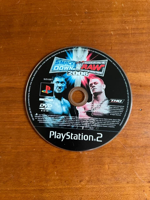 VIDEOGIOCO SONY PLAYSTATION Ps2 SmackDown! vs Raw 2006 ITA PAL EUR 9,00 ...