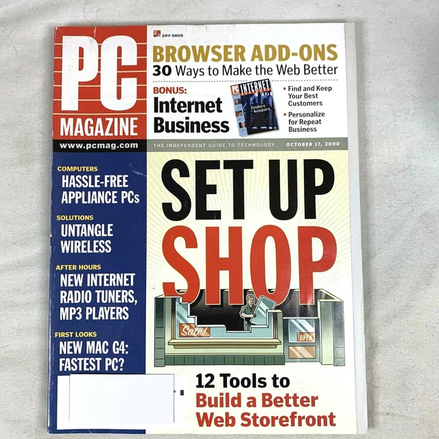 PC MAGAZINE WEB Storefront Browser Add Ons MAC G4 Computers May 23 ...