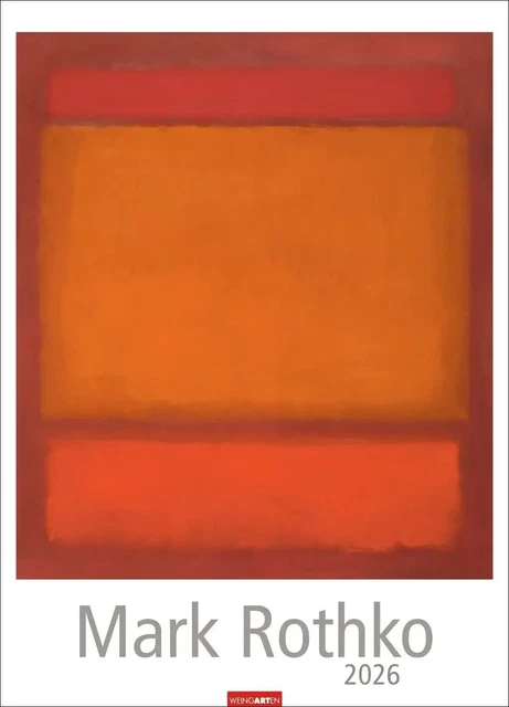MARK ROTHKO KALENDER 2026 Mark Rothko Kalender Spiralbindung 14 S ...