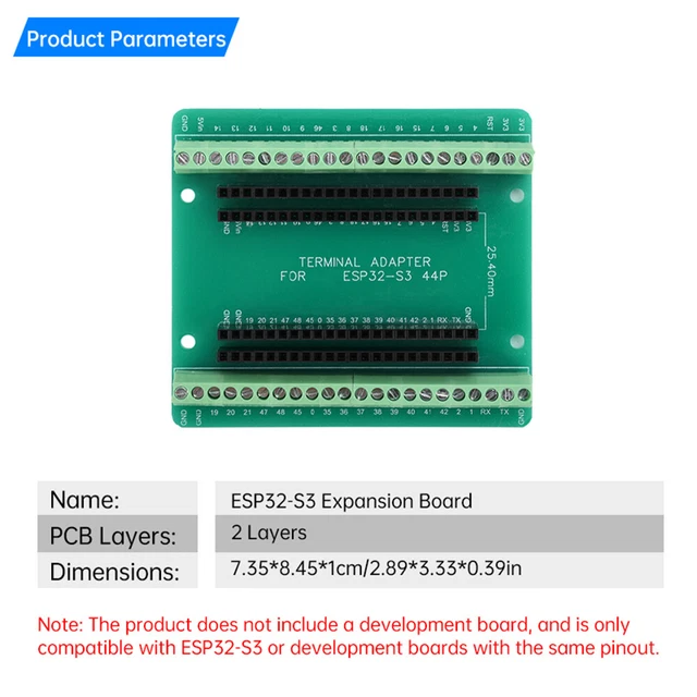 ESP32-S3 GPIO SCHEDA di sviluppo IoT scheda di espansione 44 pin per ... ESP32-S3 GPIO SCHEDA di sviluppo IoT scheda di espansione 44 pin per ...