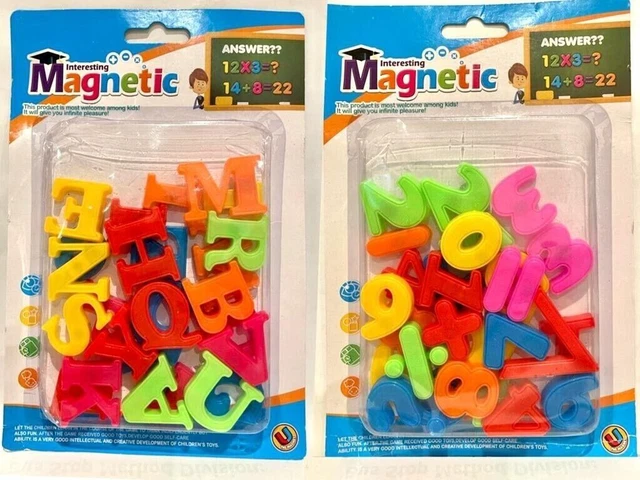 MAGNETIC LETTERS NUMBERS Fridge Magnet Kid Education Early Home ...