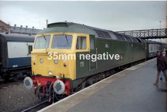 BRITISH RAILWAYS BRUSH DIESEL LOCOMOTIVE 47500 35mm NEGATIVE+COPYRIGHT ...