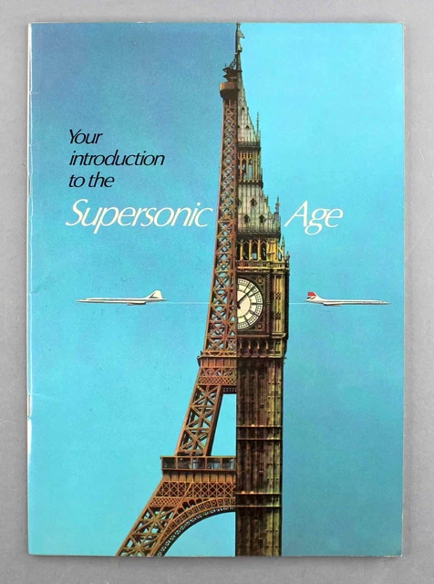 CONCORDE SUPERSONIC AGE Inflight Magazine Magazine 1970’S - Cabin ...