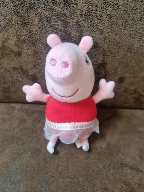 TALKING PEPPA PIG Ballerina Ballet Dancer Soft Toy Figure 7" Plush Toy ...