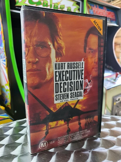 EXECUTIVE DECISION - Russell Seagal - VHS Movie - Video Tape - Big Box ...