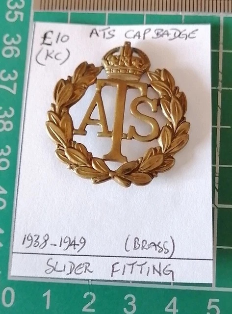 ATS AUXILIARY TERRITORIAL Service Cap Badge. Regimental Cap Badges. £10 ...