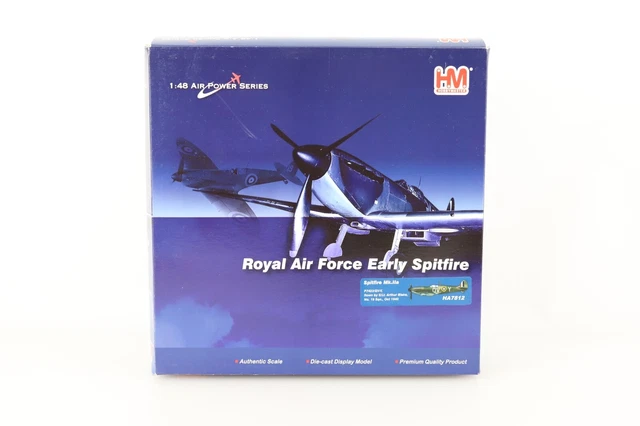 HOBBYMASTER HA7812 1:48 Scale RAF Early Spitfire Mk.IIa P7423/QV-Y, Oct 1940 £0.99 - PicClick UK