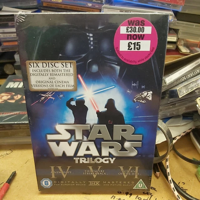 STAR WARS - The Original Trilogy (Box Set) (DVD, 2008) **MINT--Never Opened*** £14.07 - PicClick UK