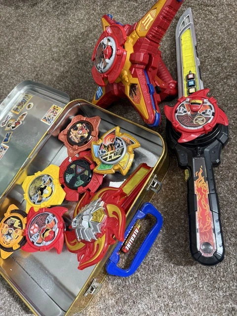 POWER RANGERS NINJA Steel Ninninger Morpher Arme 3p Shuriken 8p set ...