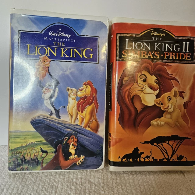 VTG WALT DISNEY The Lion King VHS 1994 / Lion King II Simbas Pride £60. ...