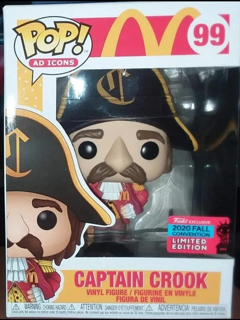 FUNKO CAPTAIN CROOK pop Mcdonalds NYCC convention d'automne exclusive ...
