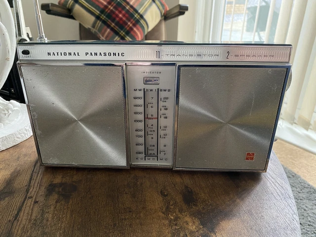 VINTAGE 1960’S NATIONAL Panasonic Transistor Radio R-355 Working Order £11.12 - PicClick UK