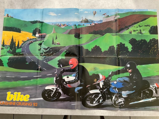 BIKE MAGAZINE POSTER 1982 £6.49 - PicClick UK