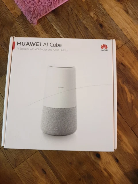HUAWEI AI CUBE Smart Speaker,4G router 3 network + Alexa built-in,Model ...