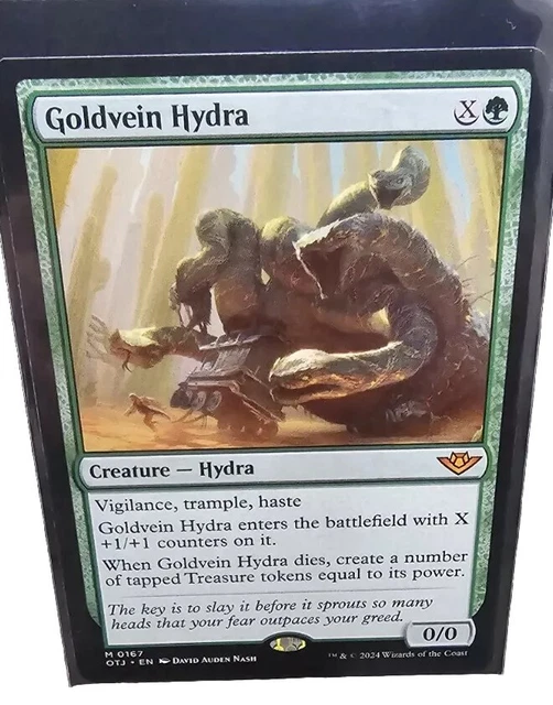 MTG OUTLAWS OF Thunder Junction - Goldvein Hydra - Mythique - 0167 ... MTG OUTLAWS OF Thunder Junction - Goldvein Hydra - Mythique - 0167 ...