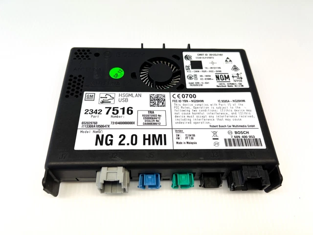 GM CHEVY CADILLAC HMI 2.0 Human Machine Interface Module 23427516 $95. ...