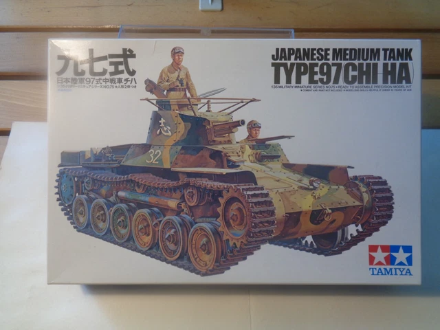 TAMIYA Japanese medium tank type "chi-ha 97" WW2, scala 1/35 EUR 22,00 ...