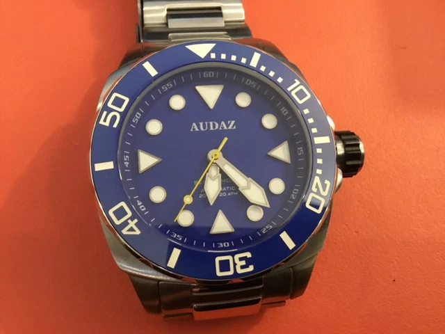 MONTRE DE PLONGÉE automatique AUDAZ sea armour ADZ-2075-02 EUR 82,00 ...