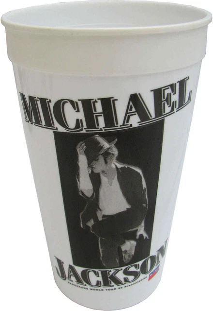 MICHAEL JACKSON GOBELET PEPSI Drink DANGEROUS TOUR Plastic Giant Cup ...