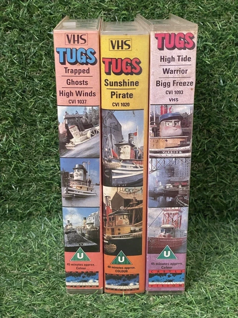 TUGS BUNDLE 3X VHS Video Tapes Kids Children’s - Thomas The Tank Engine ...