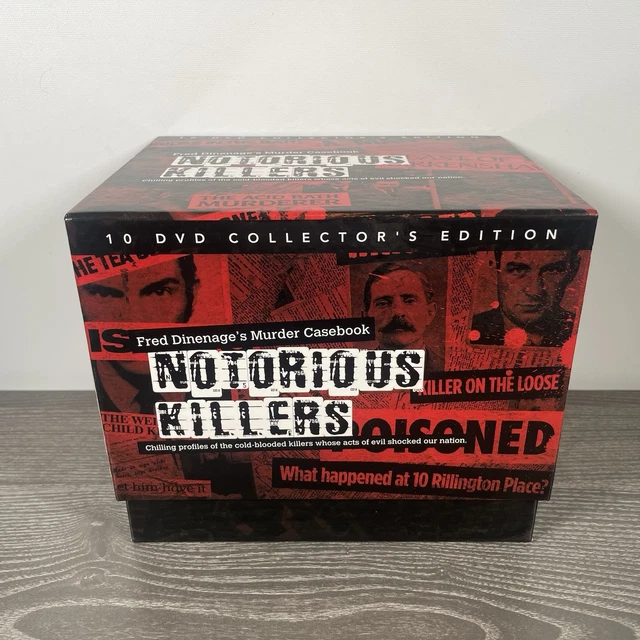 FRED DINENAGES MURDER Casebook Notorious Killers DVD Box Set Collectors ...