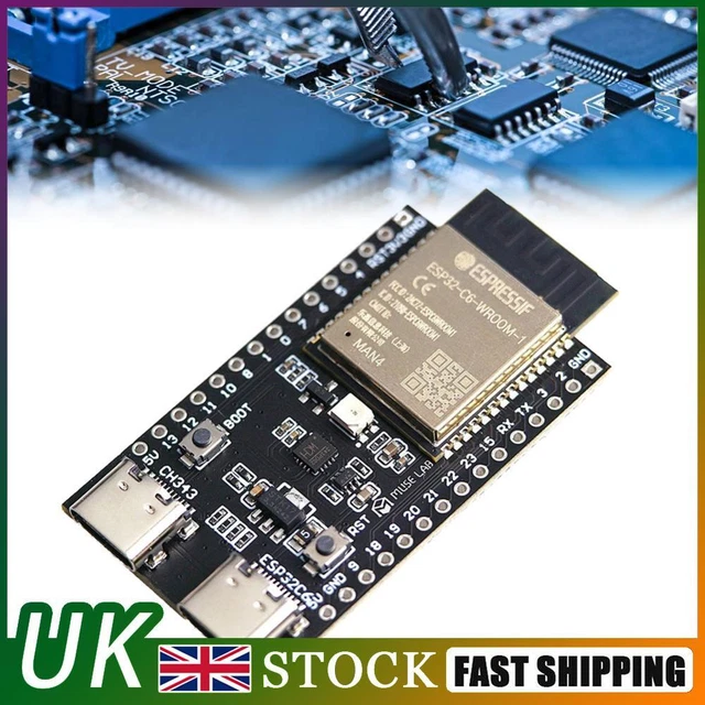 ESP32-C6 MINIMUM SYSTEM Board Dual Type-C ESP32-C6-WROOM-1 Core Board ...