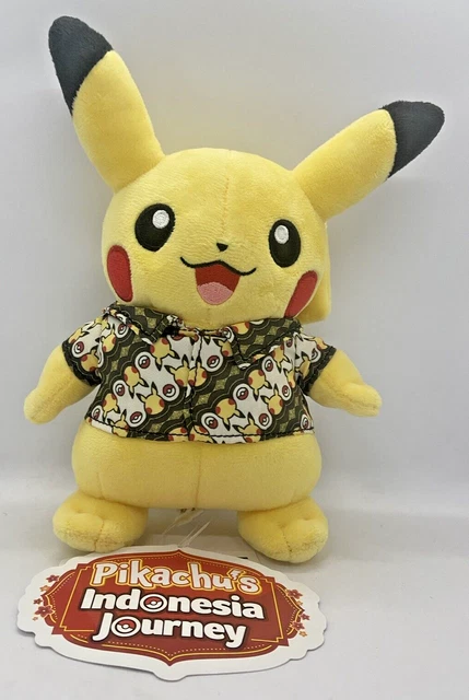 LIMITED PIKACHU INDONESIA Journey Peluche Poke Ball 8" - Pikachu ...