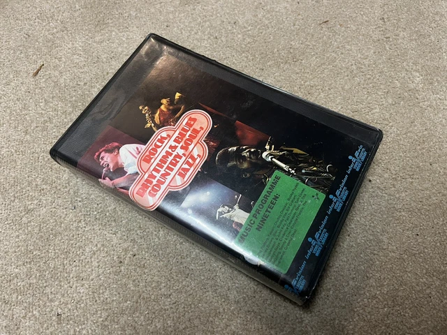 INTERVISION MUSIC PROGRAMME Pre Cert VHS Betamax V2000 Video Tape Rock ...