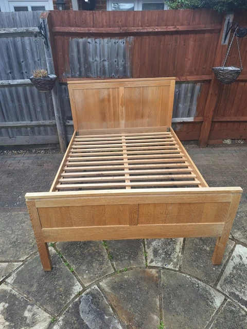 SOLID PINE DOUBLE bed frame 140cm x 190cm - all screws included £21.07 - PicClick UK