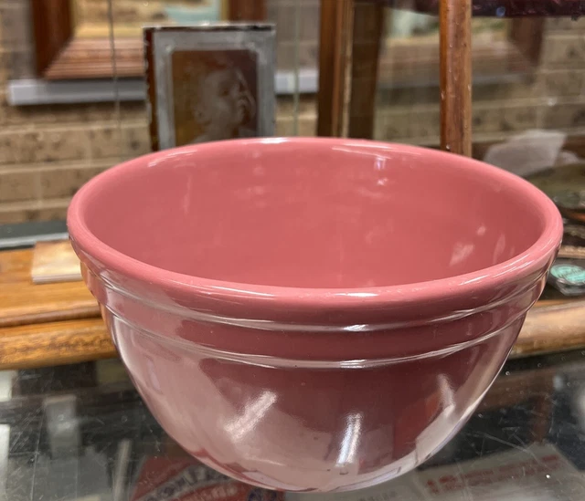 VINTAGE FOWLER WARE Australian Pottery Mixing Bowl 195mm Diameter $39. ...