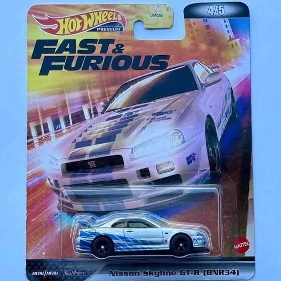 HOT WHEELS PREMIUM Fast And Furious Nissan Skyline GT-R (BNR34) $34.99 ...