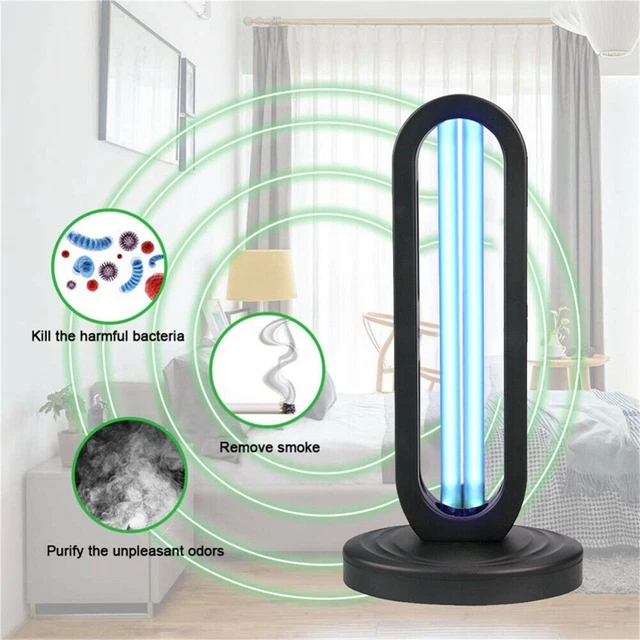 LIGHTWEIGHT UVC ULTRAVIOLET Disinfection Lamp Indoor Odour Removal ...