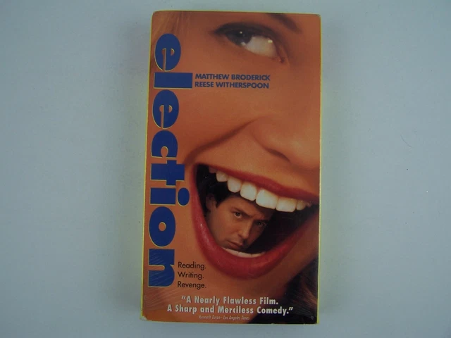 ELECTION VHS VIDEO Tape Matthew Broderick, Reese Witherspoon £7.49 ...