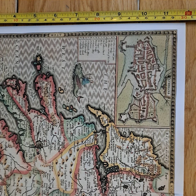 TUDOR MAP OF Munster by John Speed £3.99 - PicClick UK
