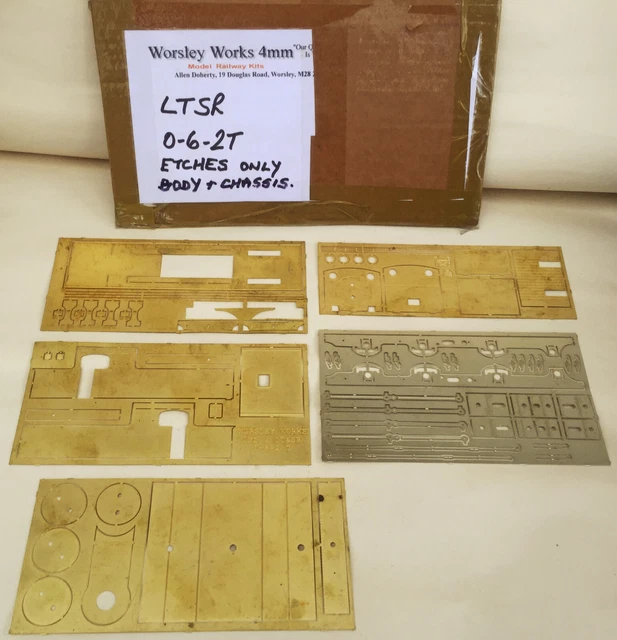 WORSLEY WORKS LTSR/LMS/BR Tilbury 0-6-2T etched loco kit 4mm Finescale ...