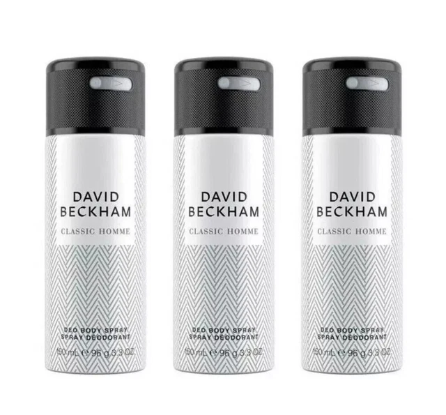 DAVID BECKHAM CLASSIC Homme Anti-Perspirant Deodorant Body Spray Set Of ...