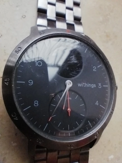 WITHINGS STEEL HR Hybrid MultiSport Tracking Herzfrequenz schwarz ...